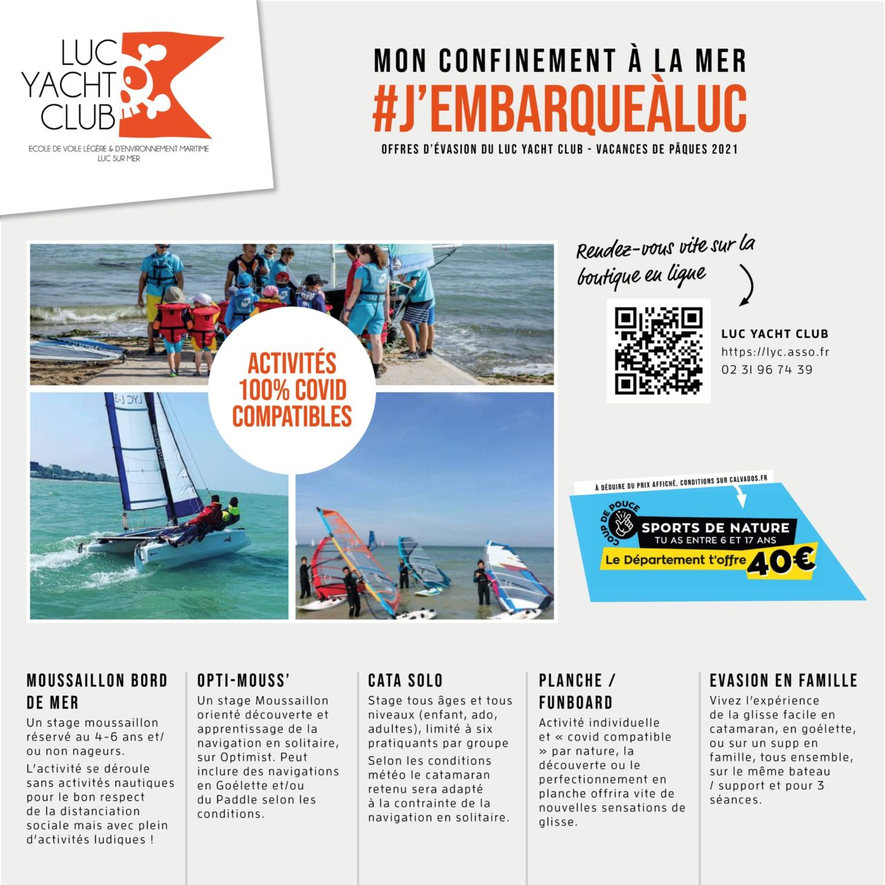Luc Yacht Club - Ecole de voile et d'environnement maritime de Luc sur ...